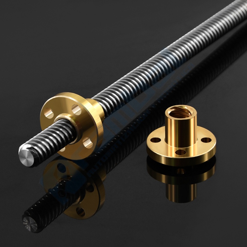 Husillo Tornillo 100mm Trapezoidal Cuadrado T8 CNC